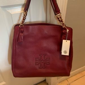 Tory Burch Bags | Green Leather And Tortoise Shoulder Bag | Poshmark